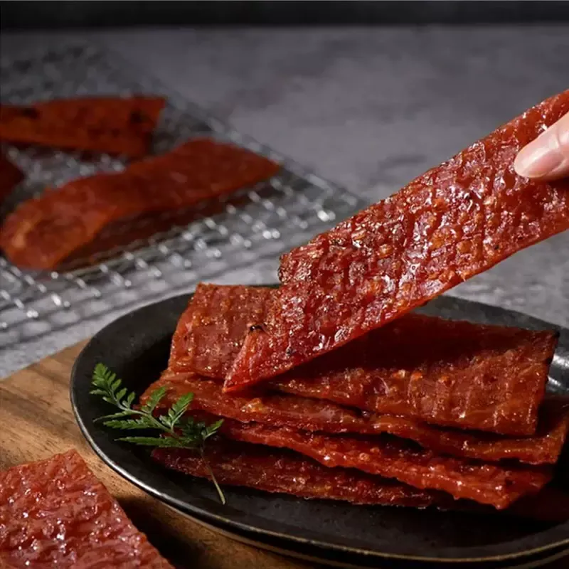 Get Plant Food Record Hongchang vegetarian jerky 85g * 1 bag with black pepper flavo Delivered ...