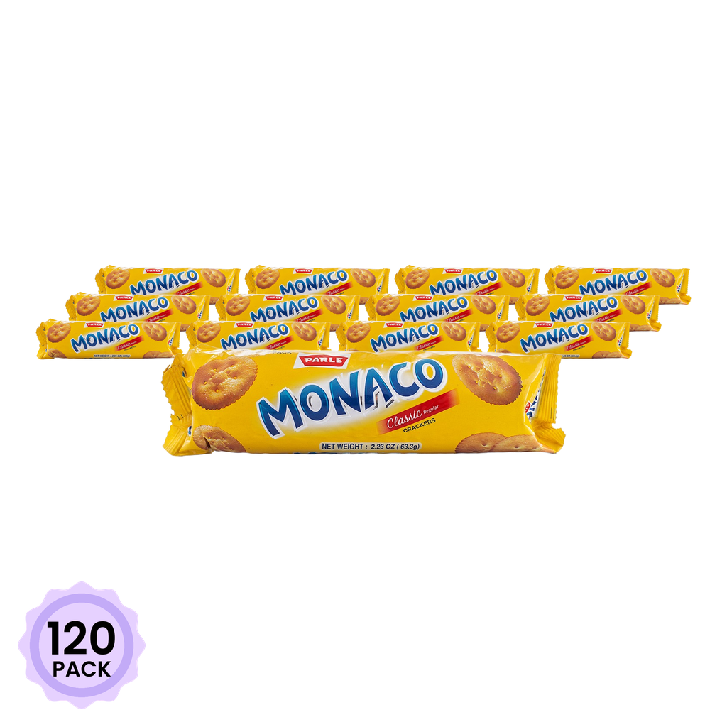 Get Parle Monaco Classic Crackers 63.3 g*120 pack Delivered | Weee ...