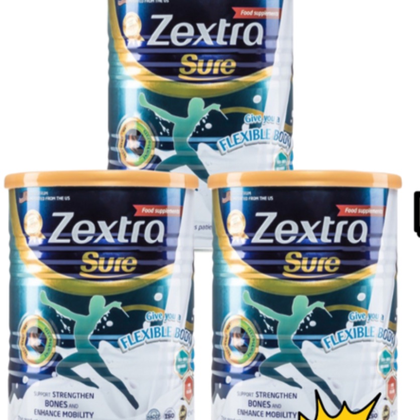 Sữa non Zextra Sure hộp tăng cường sức khỏe xương khớp 3 Hộp x 400G. - Weee!