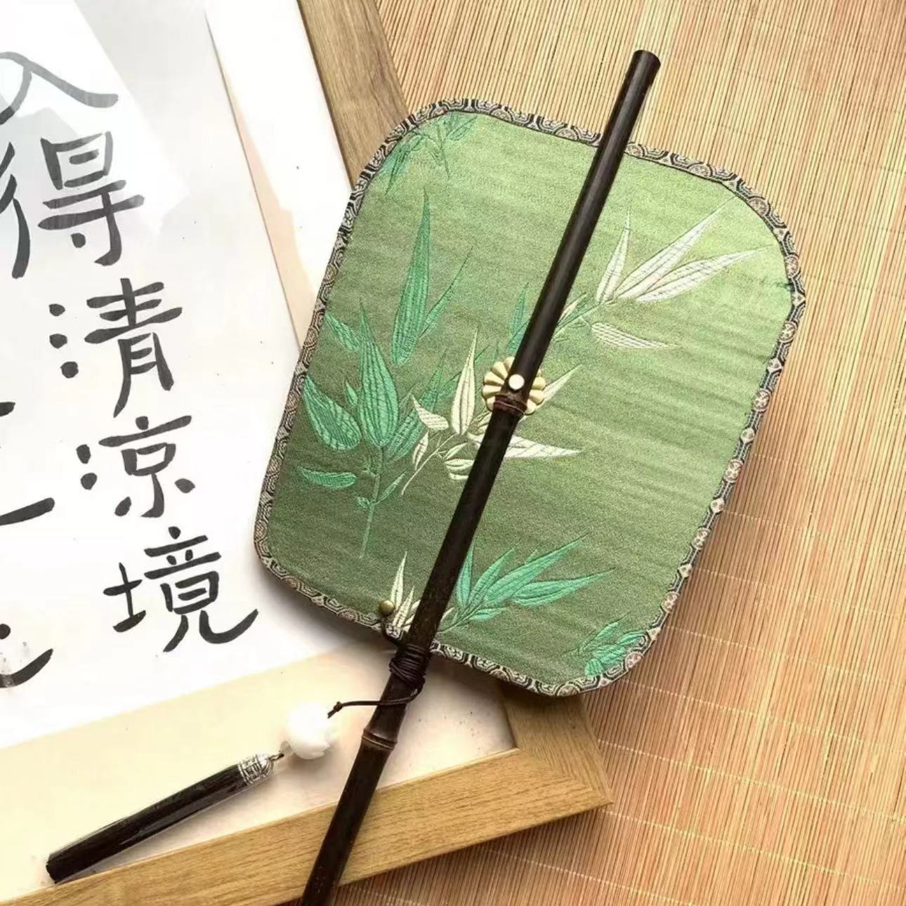 Get Collapsible Ancient Bamboo Fan-Bamboo Type 1Pc Delivered | Weee ...