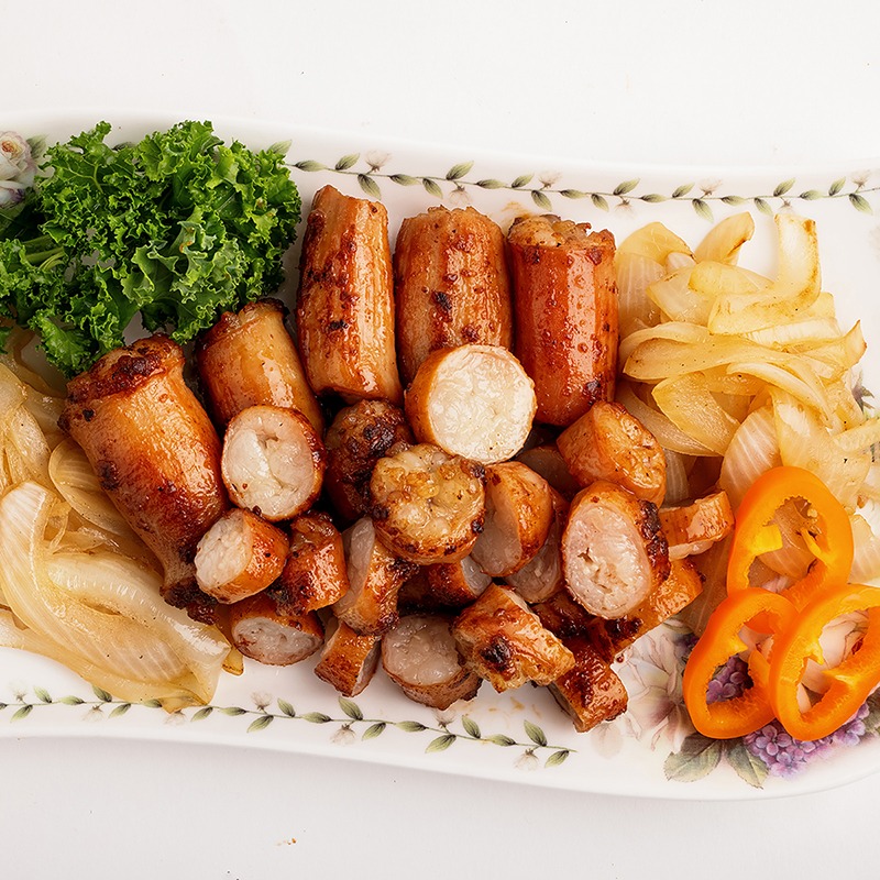 Get Beef Large Intestine with Soy Sauce Pickled Perilla Leaves ...