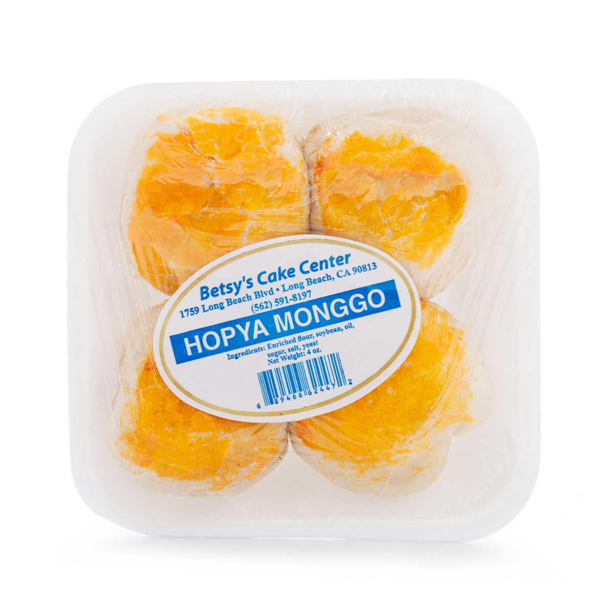 Get Betsy Hopia Monggo (Mung Bean Pastry) 4oz Delivered | Weee! Asian ...