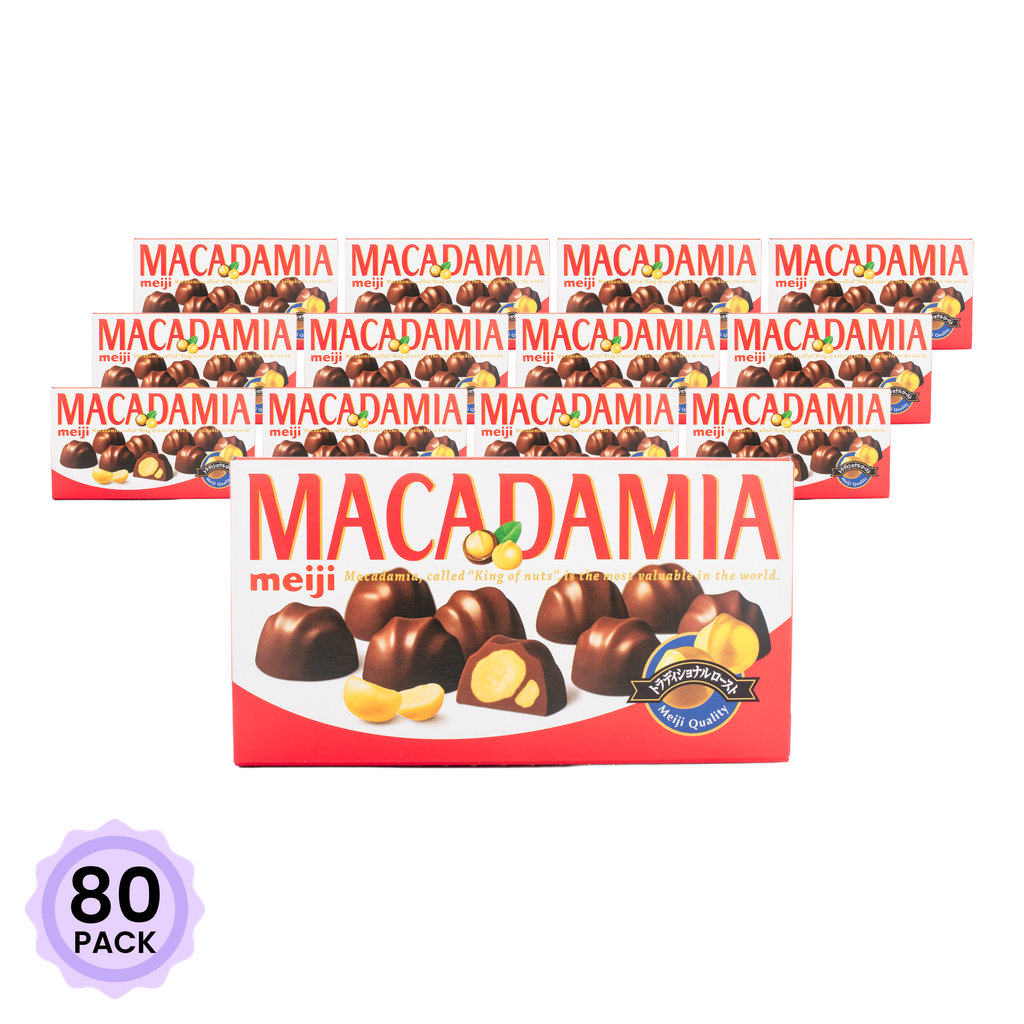 Get Meiji Macadamia Chocolates 64 g*80 pack Delivered | Weee! Asian Market