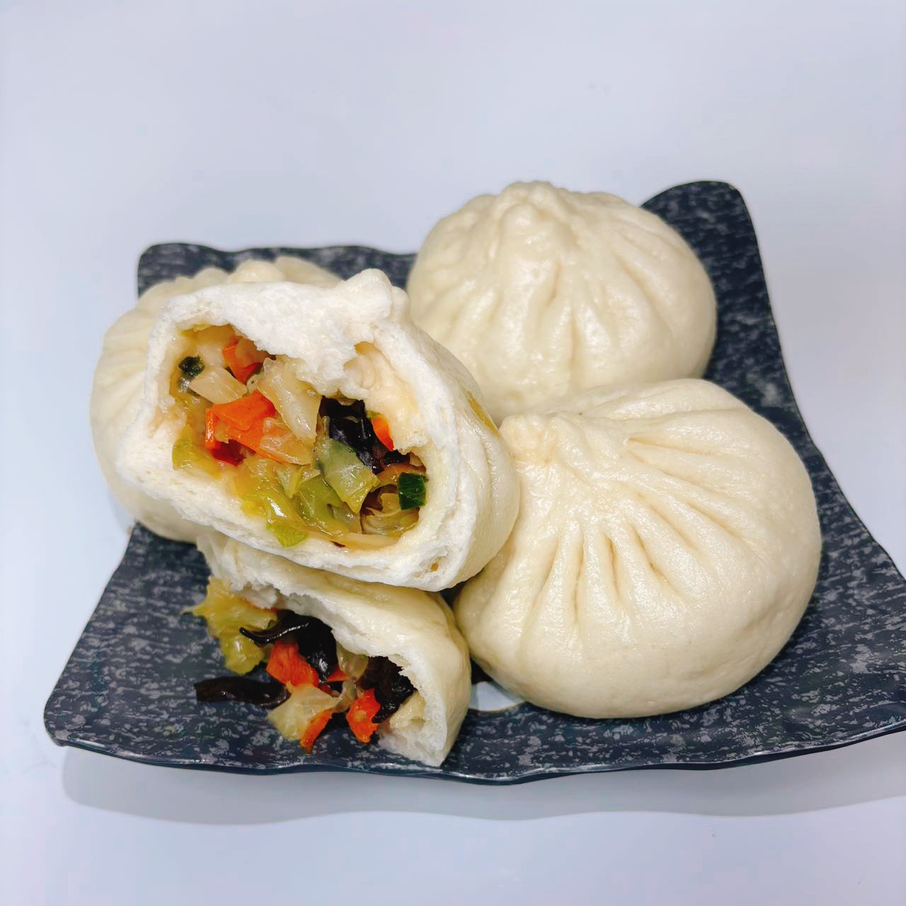 Get Hand Made Cabbage Buns 4 pieces Delivered | Weee! Asian Market