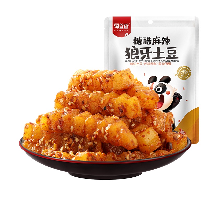 Get Shudao Xiang Wolf Tooth Potato Barbecue Flavor Delivered | Weee ...