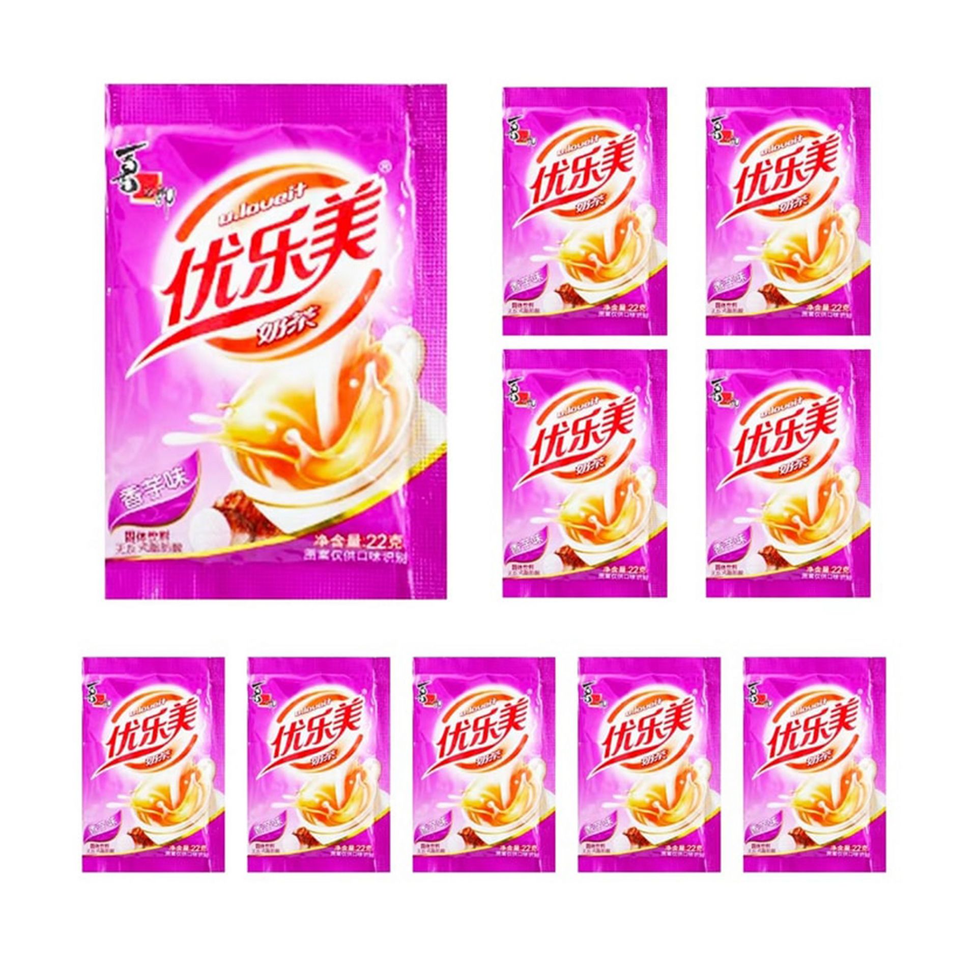 优乐美 香芋味奶茶畅喝装 22g*10袋 - Weee!
