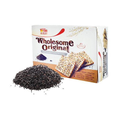 Get Fuyishan - Black Sesame Crackers (Box) Delivered | Weee! Asian Market