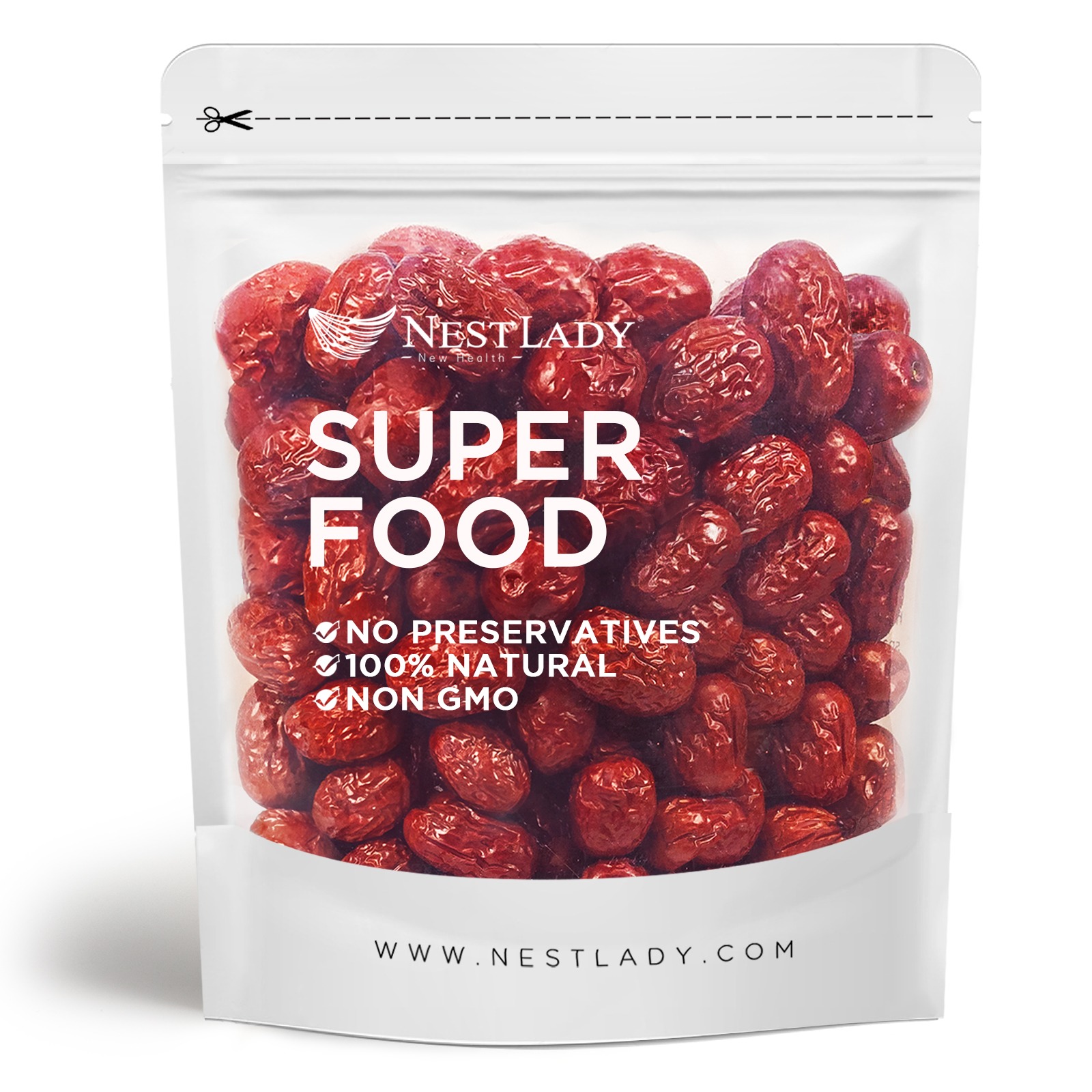 NESTLADY Jujube Date, Red Date, 100% Natural health snack 454g/1lb - Weee!