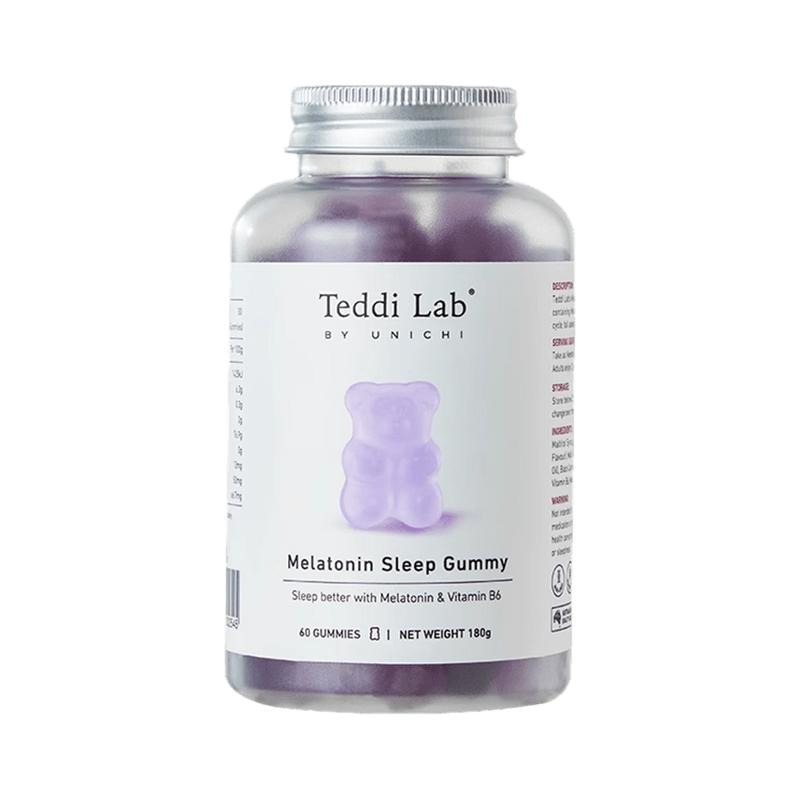 Get Unichi Teddi Lab Melatonin Sleep Gummy 60 Count Delivered | Weee ...