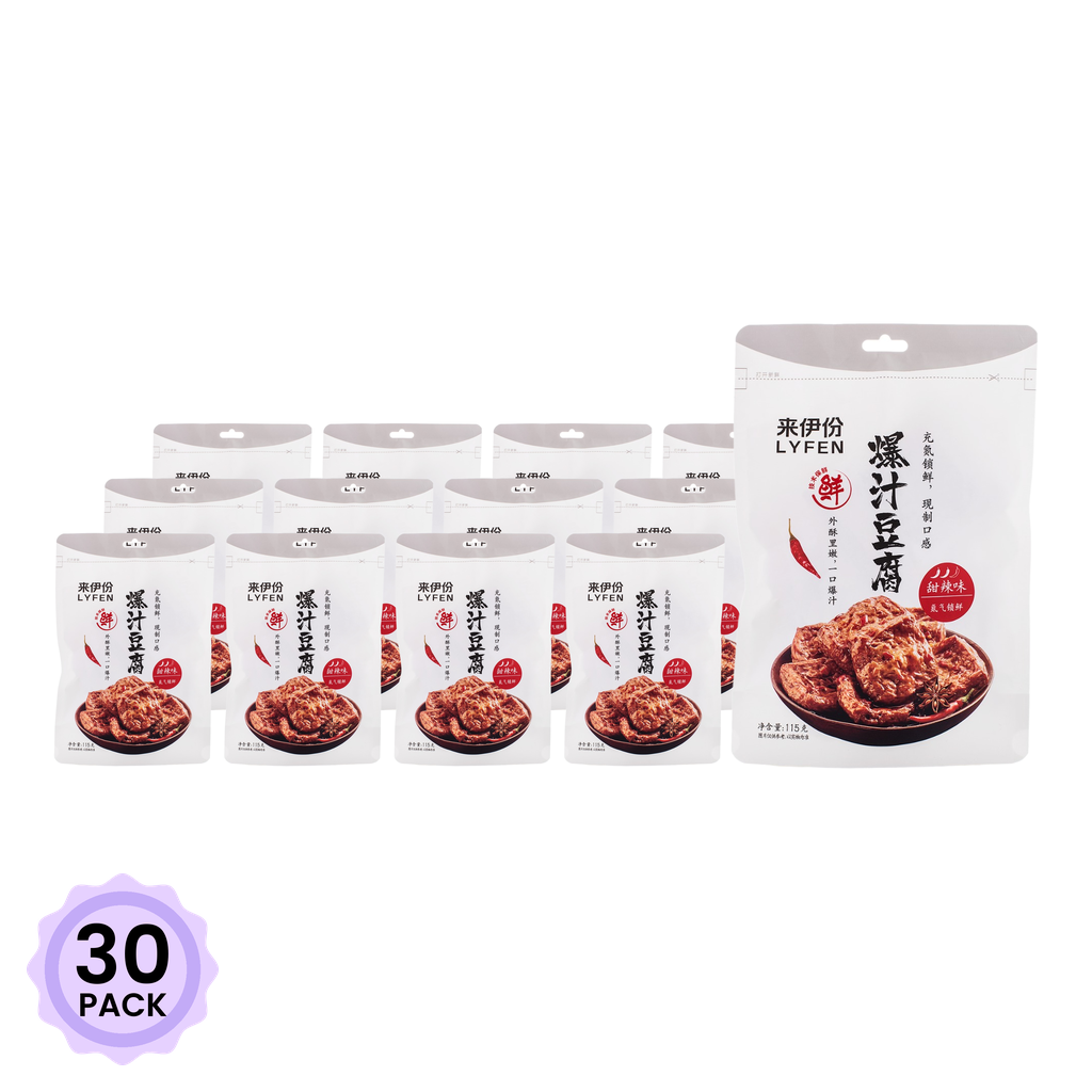 Get LYFEN Fried Tofu with Spicy Sauce 115 g*30 pack Delivered | Weee ...
