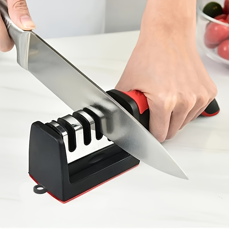 Get Professional 4-level knife sharpener - tungsten steel, diamond and ...
