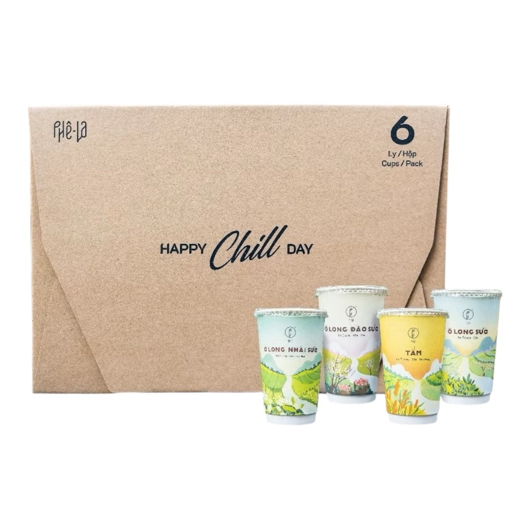 PHE LA - Hộp Quà Trà Sữa Tiện Lợi Phê La – 6 Ly, 4 Hương Vị - Weee!