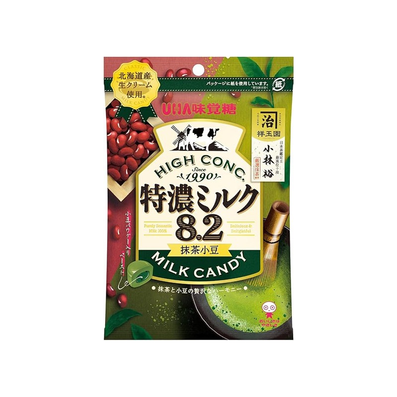 Get UHA MIKAKUTO Matcha Red Bean Milk Candy 70 g Delivered | Weee! Asian Market