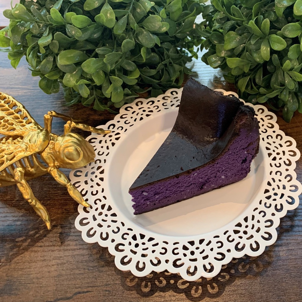 Get 【Holy Bee's Bakery】Single Slice Basque burnt cheesecake (Ube ...