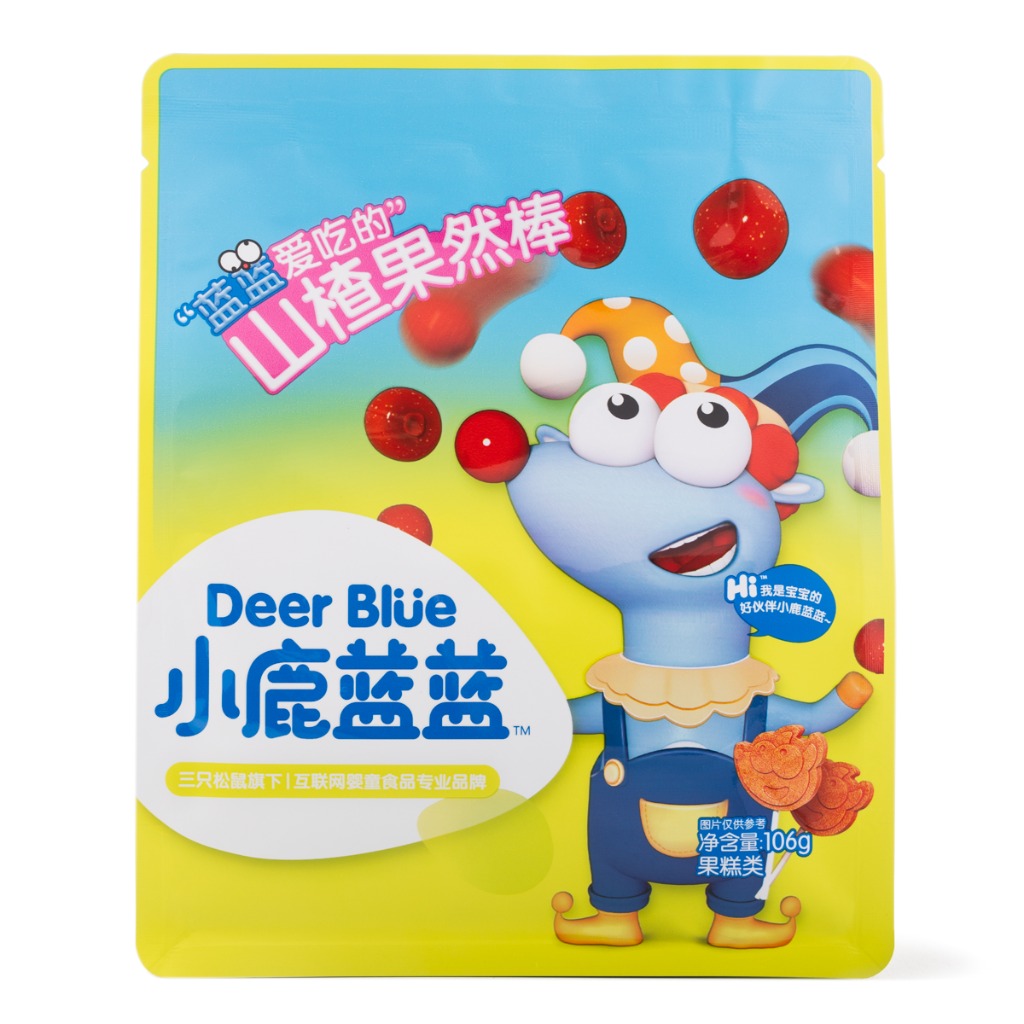 Get Three Squirrels Deer Blue Hawthorn Lollipop Delivered | Weee! Asian Market