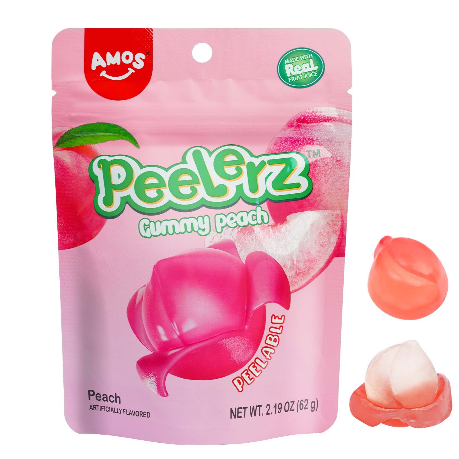 Get Amos Peelzer Gummy Peach Peeling Candy Peelable Fruit Snacks Get Amos Peelzer Gummy Peach Peeling Candy Peelable Fruit Snacks