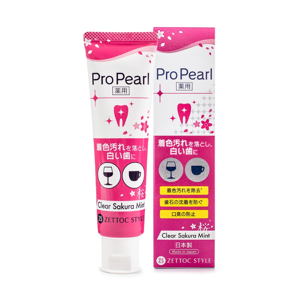 Get ZETTOC Pro Pearl Toothpaste Sakura Mint Delivered | Weee! Asian Market