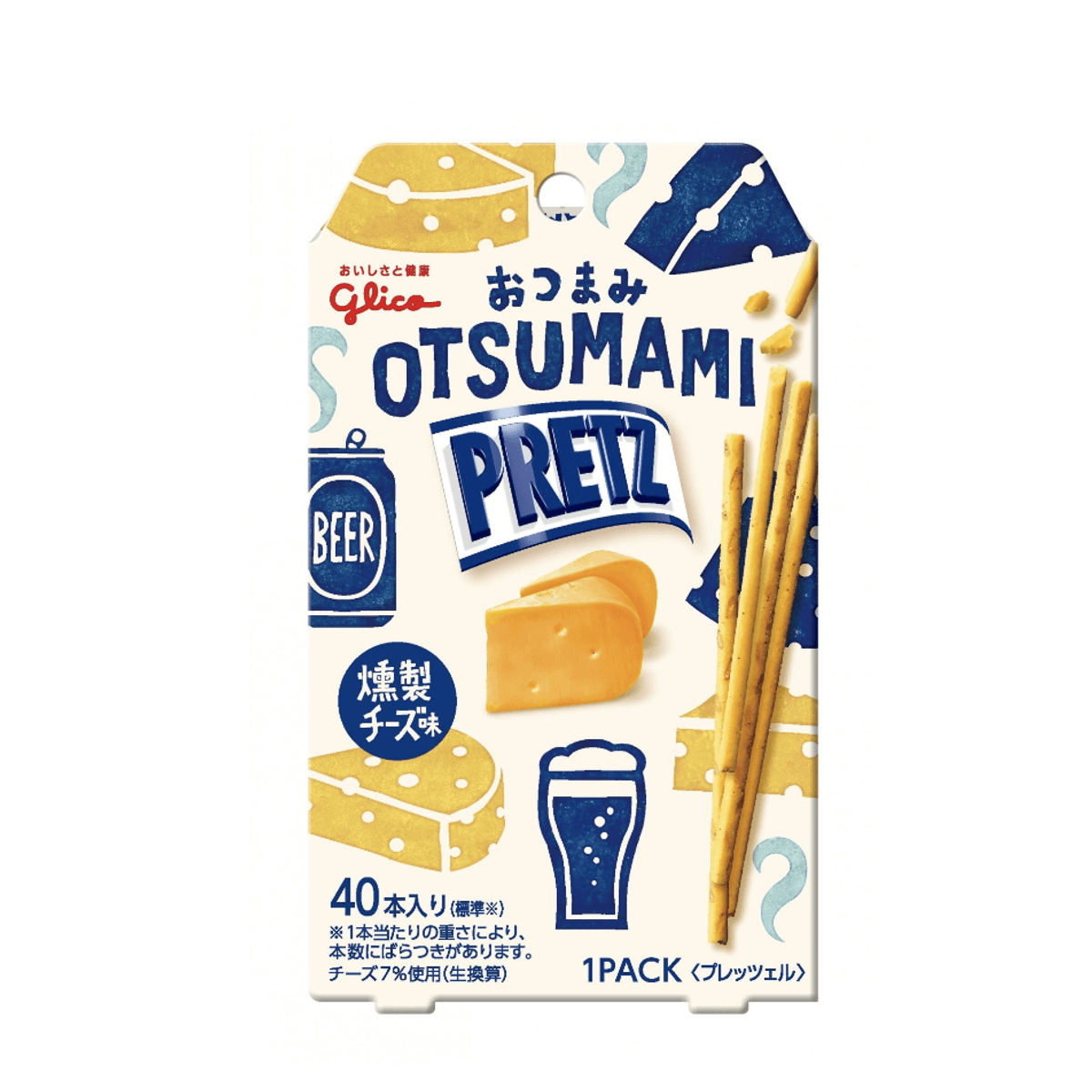 GLICO Pretz Smoked Cheese Flavor Sticks 40 sticks - Weee!