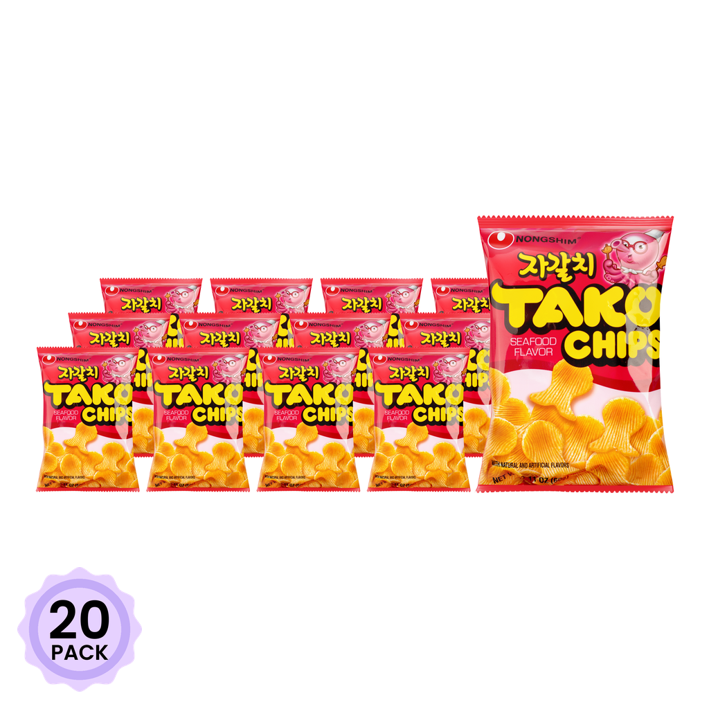 Get Nongshim Octopus Flavored Tako Chips 60 g*20 pack Delivered | Weee ...