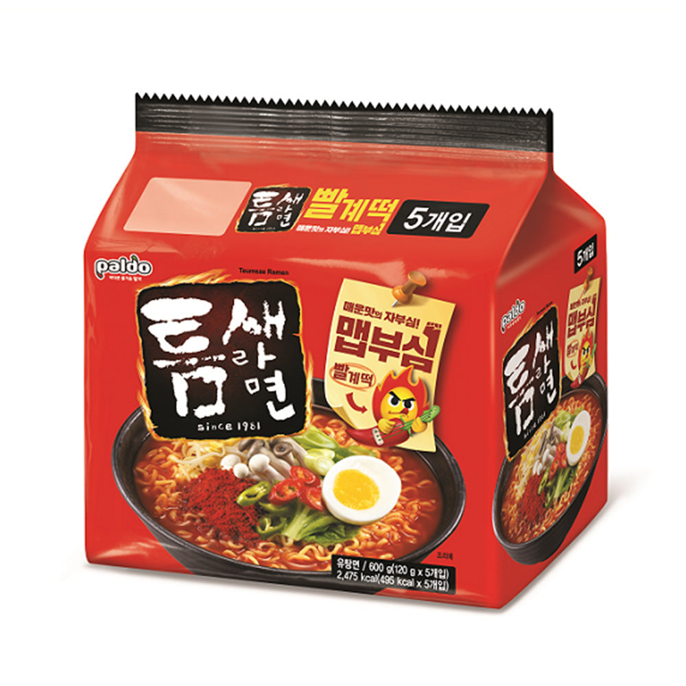 Get Paldo teumsaeramen ppalgyetteog 120g x 5p Delivered | Weee! Asian Market