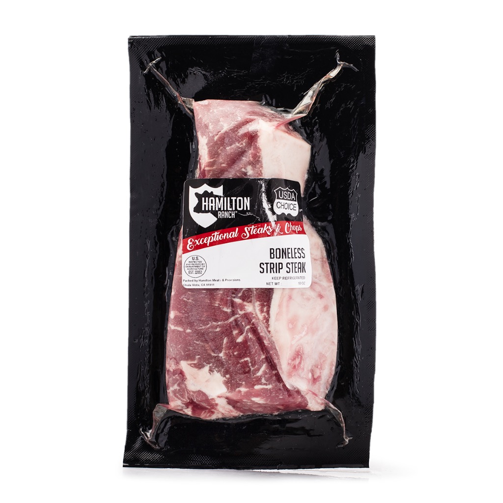 Get Hamilton USDA Choice Beef Boneless Strip Steak Delivered | Weee ...