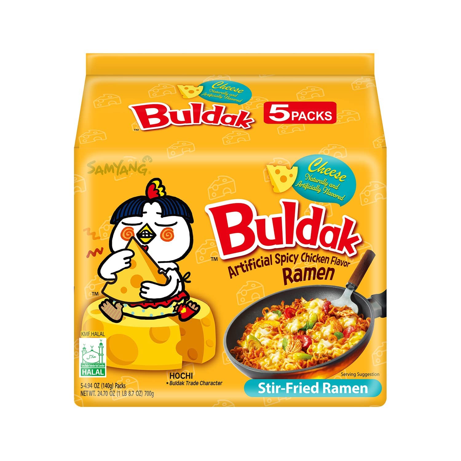 Get SAMYANG Buldak Chicken Flavor Ramen Noodles Multi Cheese(153g ...
