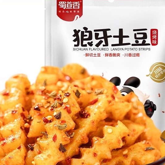 Get Shudaoxiang BBQ Flavor Wolf Tooth Potatoes 150g 150 g Delivered ...