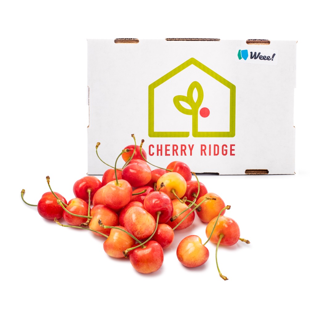 Washington Rainier Cherries Gift Box 5 ポンド - Weee!