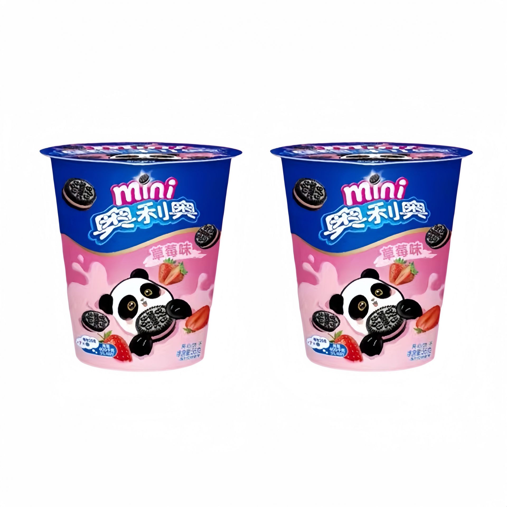 Get Oreo Strawberry-flavored Mini Cookies,55g*2 Tubs Delivered | Weee ...