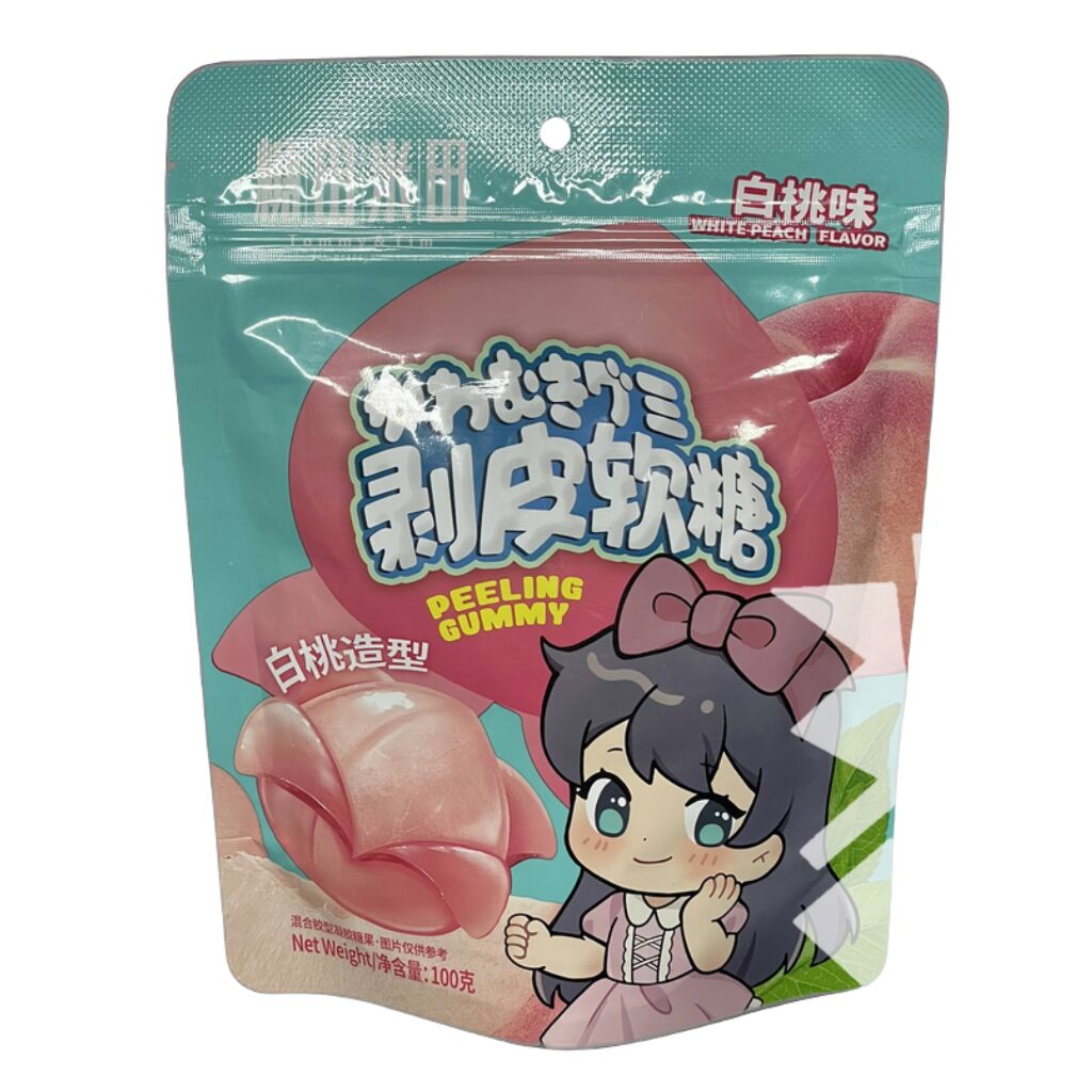 Get Tommy & Tim White Peach Flavor Gummy 3.53oz Delivered | Weee! Asian ...