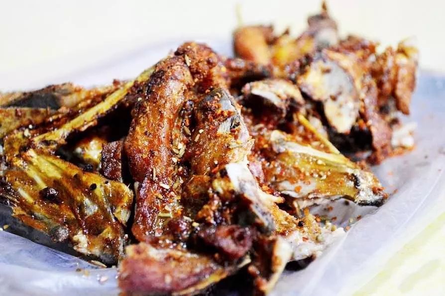 Skewered Chicken Soft Bones - Weee!