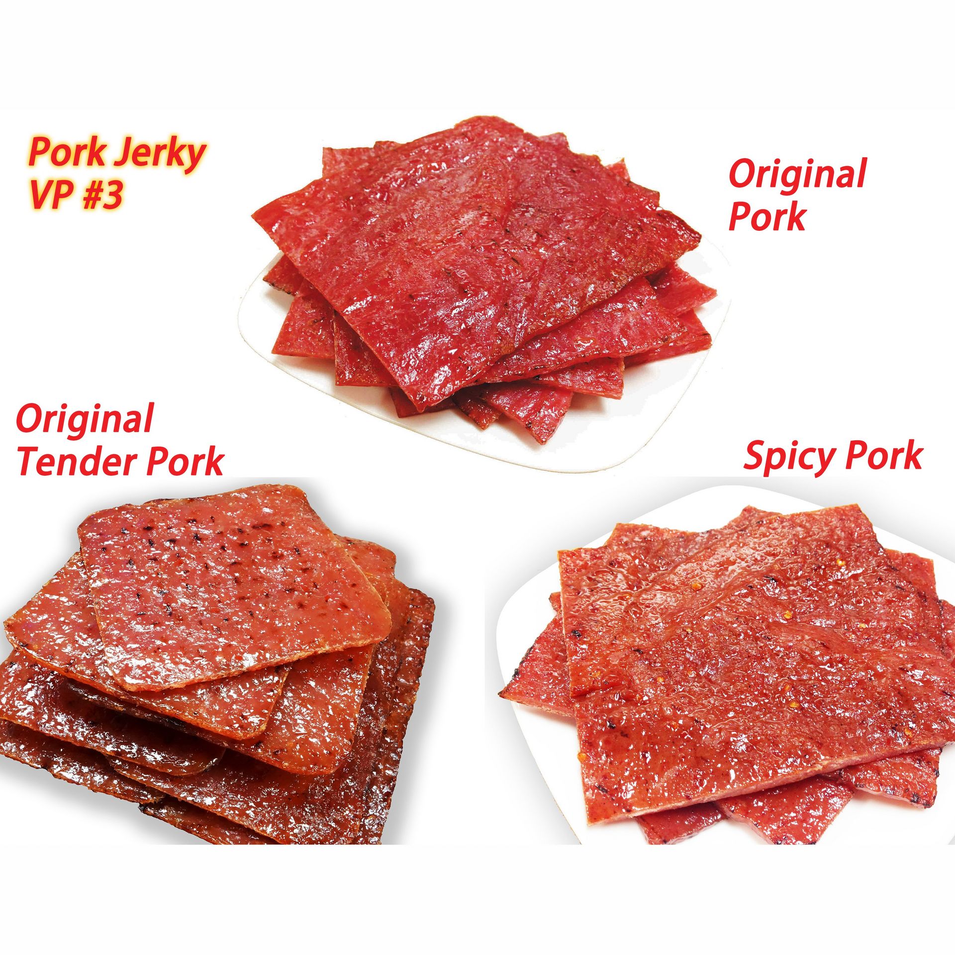 Get Pork Jerky(Orig. Pork/Tender Pork/Spicy Pork) 340 g Delivered ...
