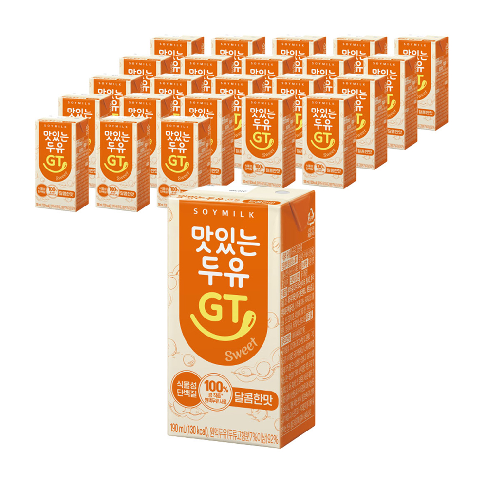 Get [Namyang] Delicious Soymilk GT Sweet Flavor (190ml x 24 pieces) Delivered | Weee! Asian Market