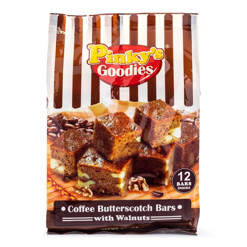 Get Pinky's Goodies Coffee Butterscotch Bars with Walnuts 12 bars ...