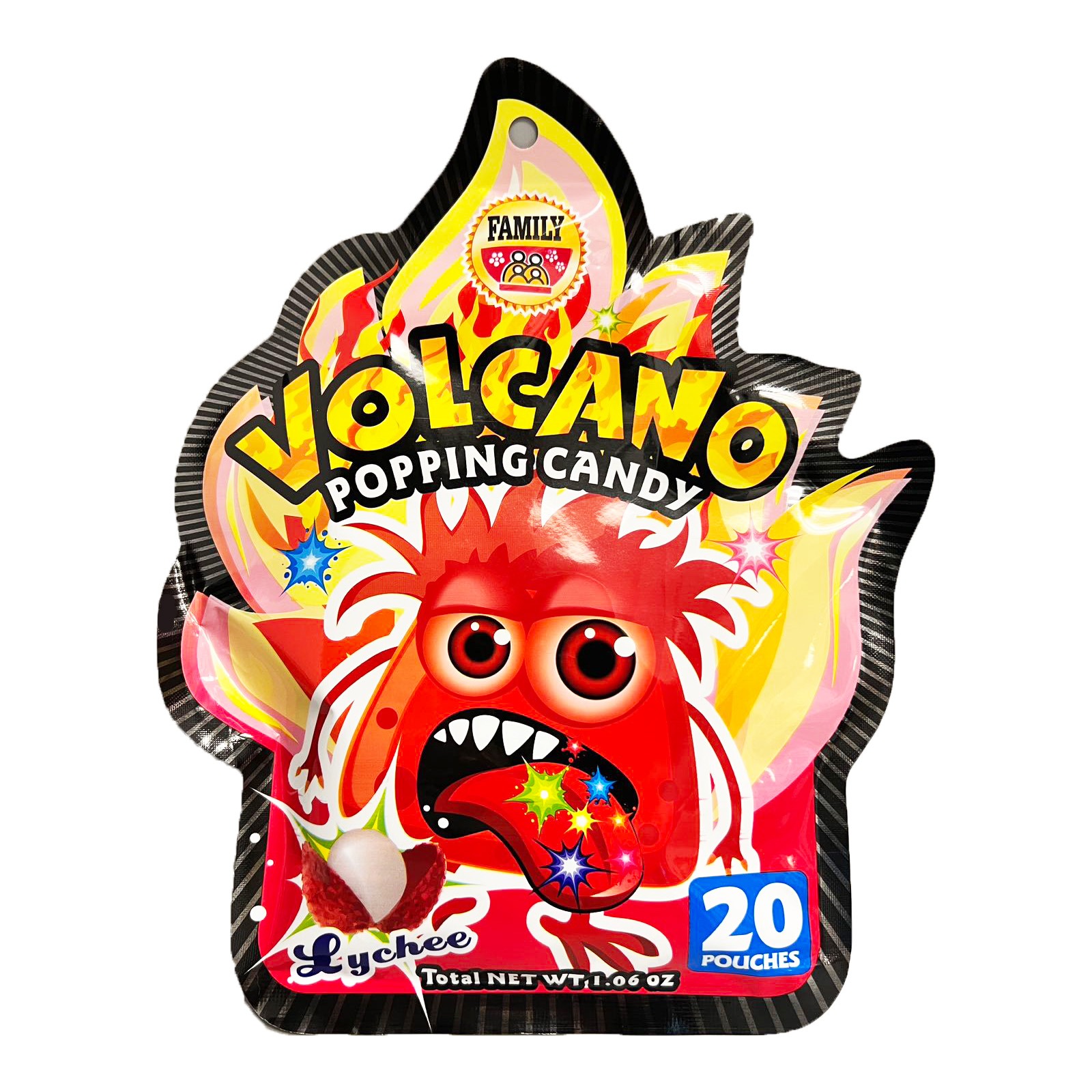 Get Family Volcano Popping Candy Lychee Flavor Delivered | Weee! Asian ...