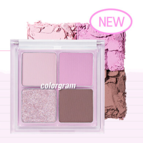 COLORGRAM Shade Re-forming Quad Pallete #04 Pink Lavender - Weee!