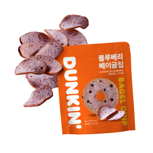 Get [Korea Direct] [Dunkin Donuts] Blueberry Bagel Chips Delivered ...