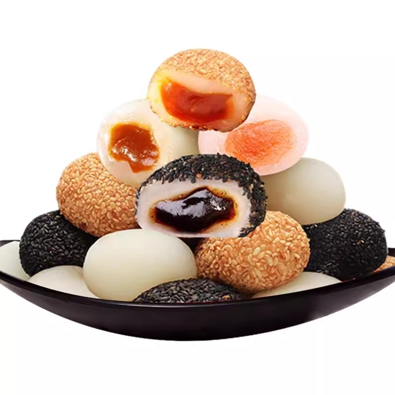 Get Qiansi dry glutinous rice balls 500g random flavor mochi donkey ...