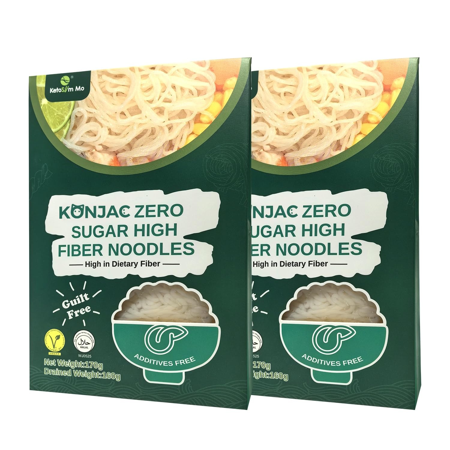 รับ Konjac Zero Sugar High Fiber Noodles 2 pack 170 g*2 pack จัดส่ง | Weee! ตลาดเอเชีย