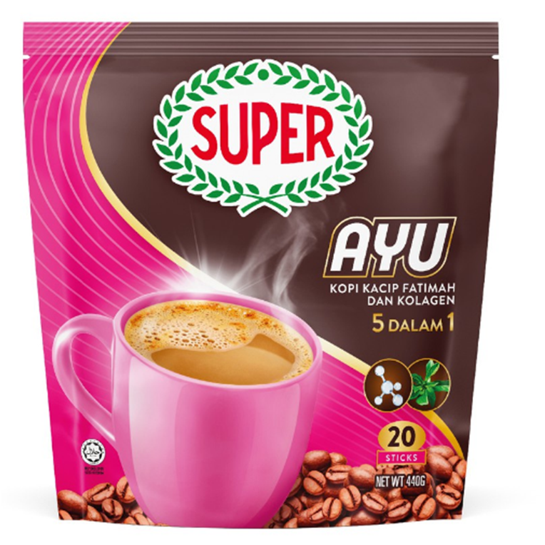 Get Super Power 5-In-1 Kacip Fatimah & Collagen Coffee 440g Delivered | Weee! Asian Market