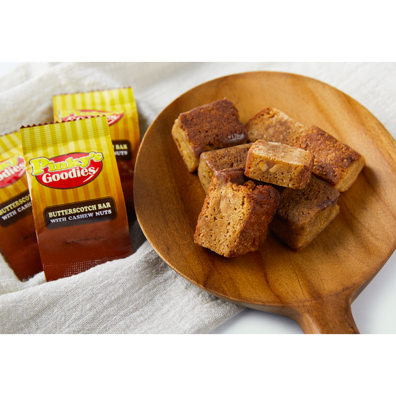 Weee! - Pinky's Goodies Butterscotch Bars with Cashew Nuts