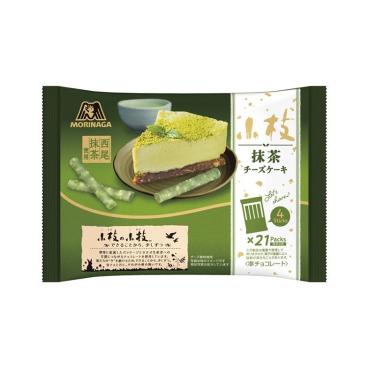 Get Morinaga & Co. Twig Matcha Cheesecake Tea Time Pack 110g Delivered ...