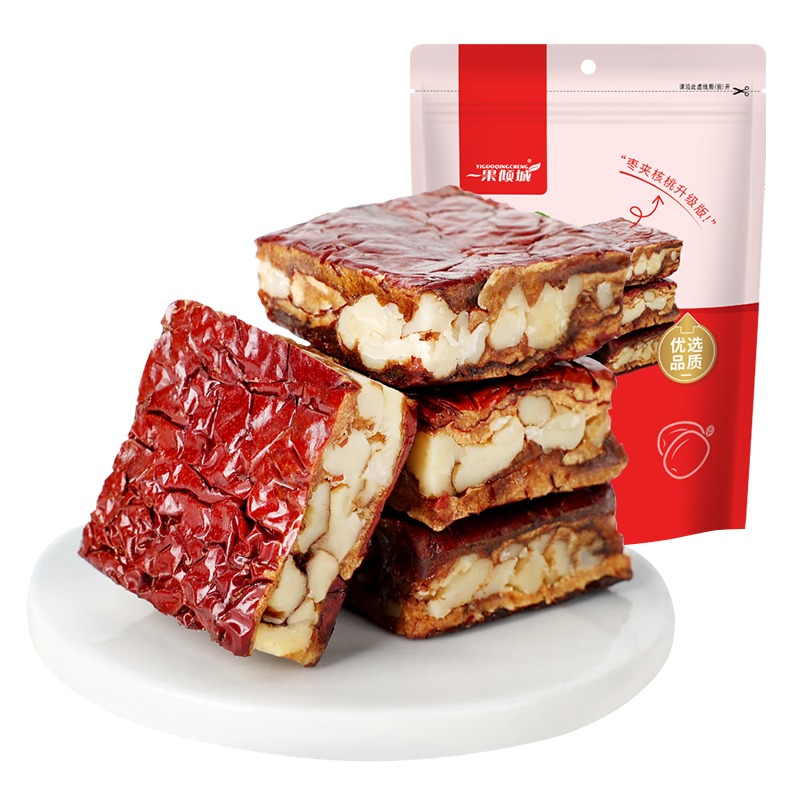 Get Fruit of the City Date Pie Xinjiang Jujube with Walnuts Vacuum Pack 228g Delivered | Weee ...