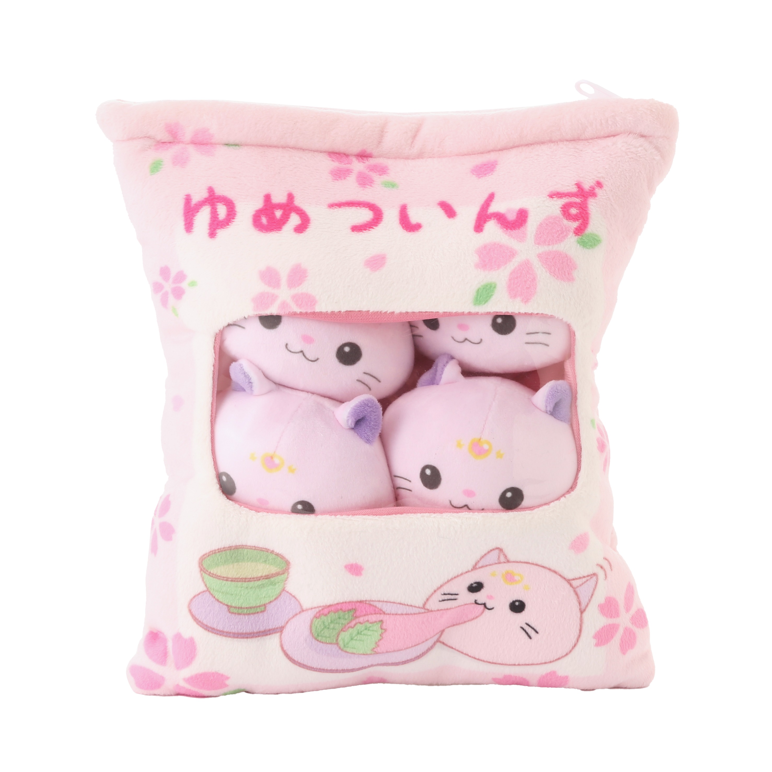 Get 【Ichigo Original】Magical Nyan Nyan Sakura Mochi Plushie Snack Bag ...