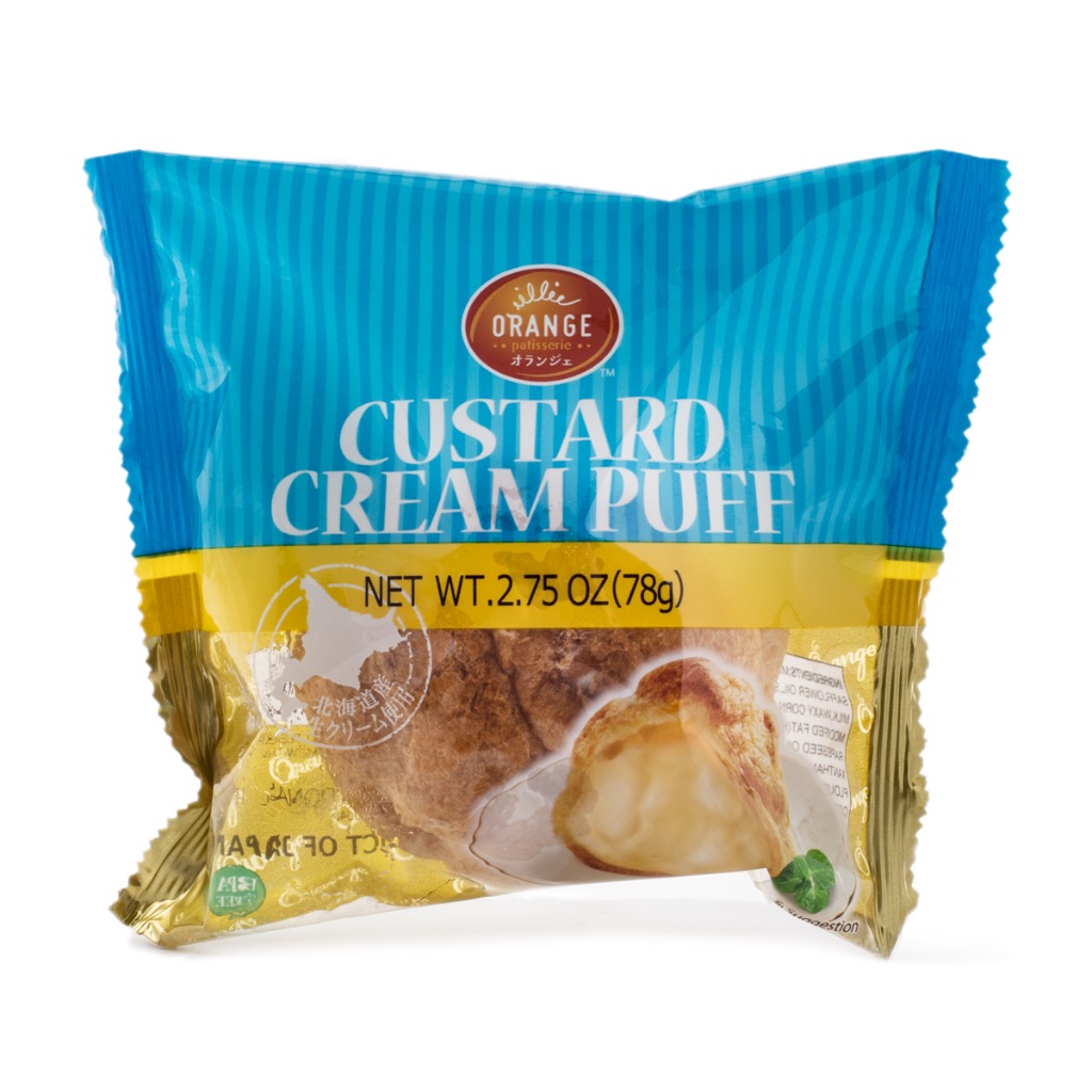 Get Orange Custard Cream Puff 78 g Delivered | Weee! Asian Market