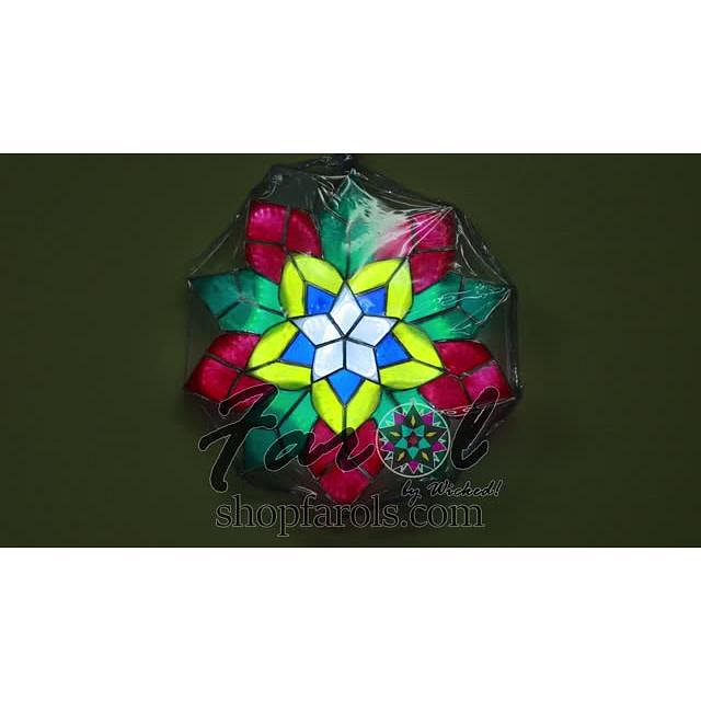 Sampaguita Colored - 15" Parol Capiz - Weee!