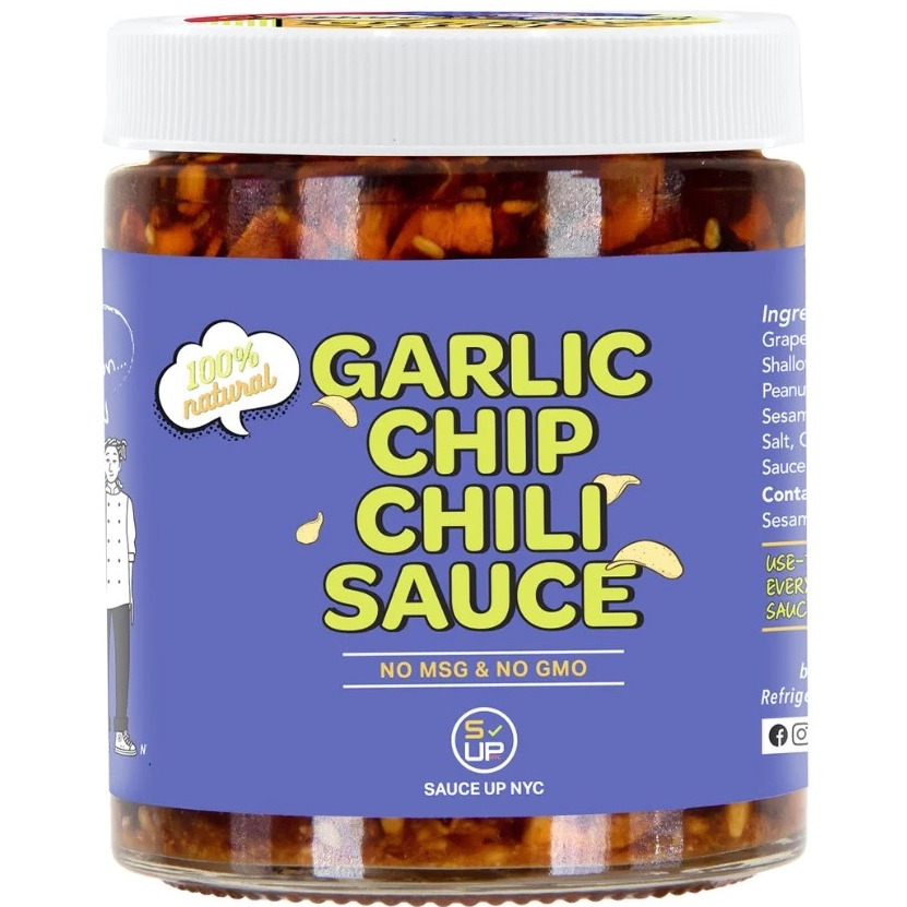 Get SAUCE UP NYC 100% NATURAL GARLIC CHIP CHILI SAUCE - TOPPING/OIL ...