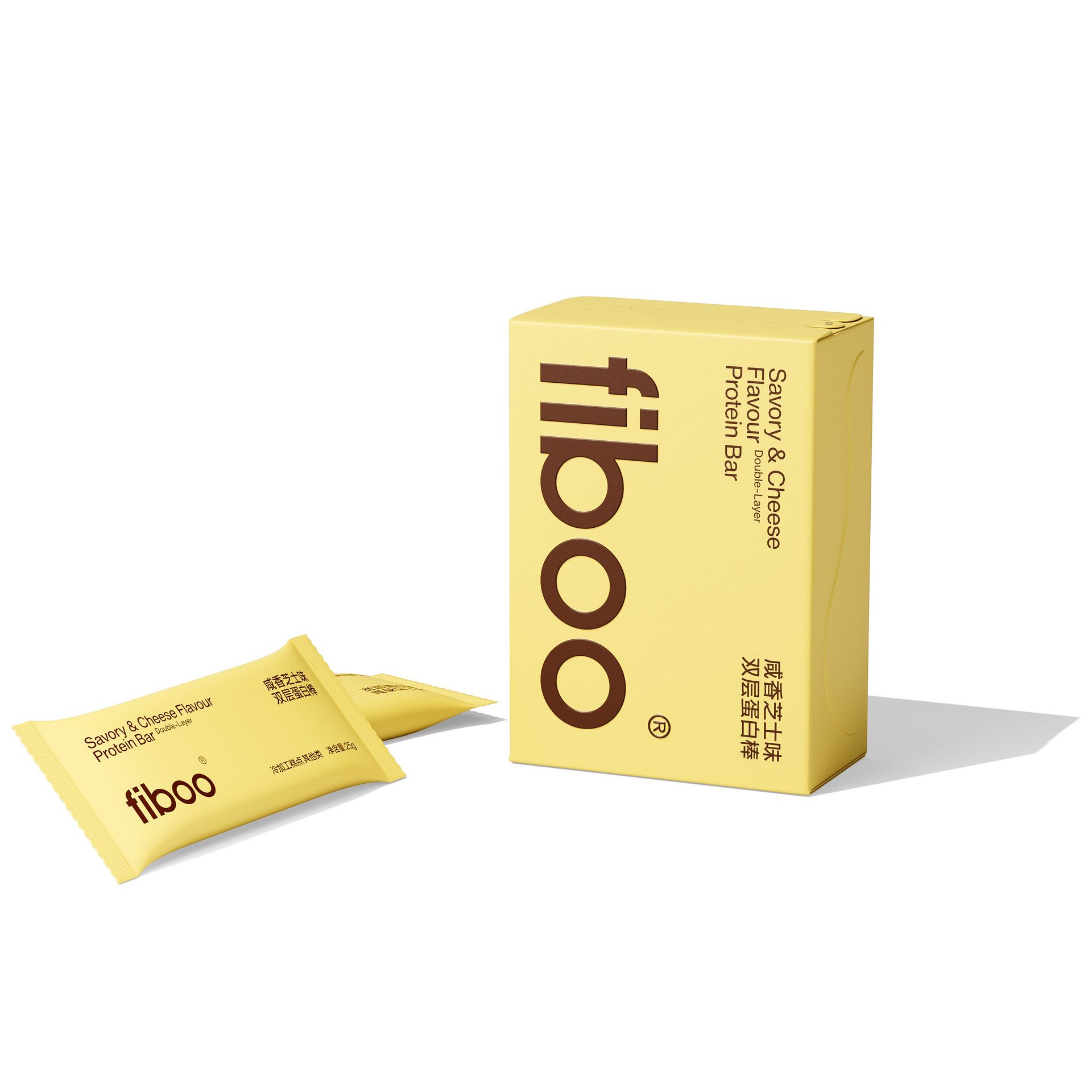 Get FIBOO Double Layer Protein Bars#Savory&Cheese 5pcs Delivered | Weee! Asian Market