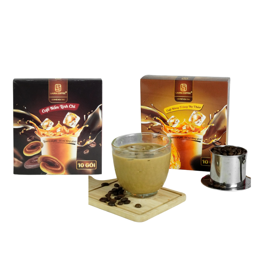 Get [Nhat Kim Anh] Combo 2 Lingzhi & Cordyceps Coffee Delivered | Weee ...