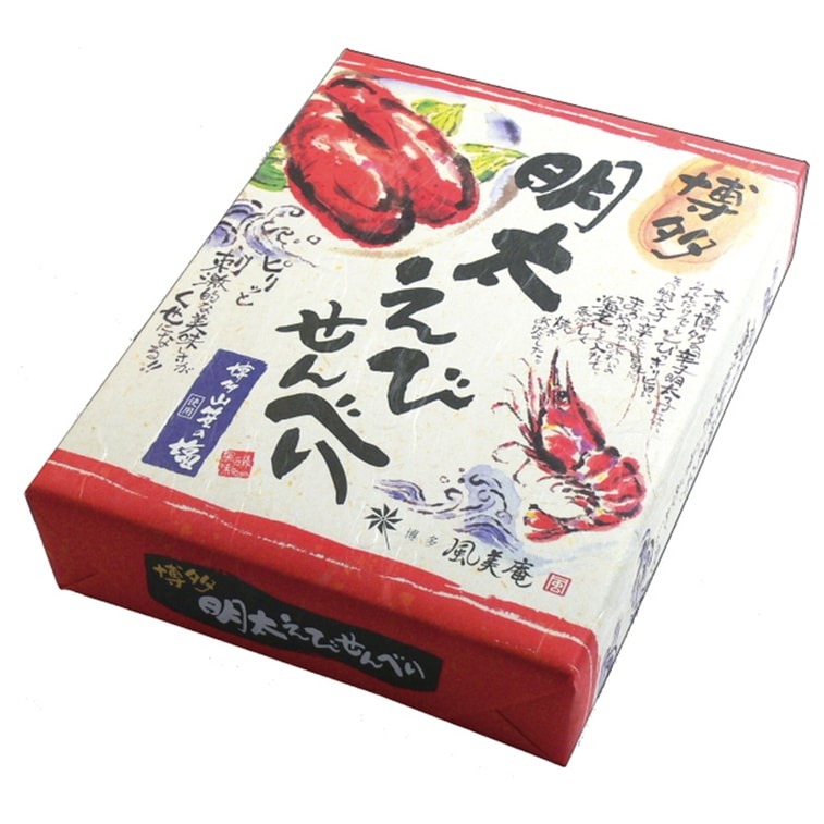 JAPAN HAKTA Mentaiko and Shrimp Senbei 14pc - Weee!